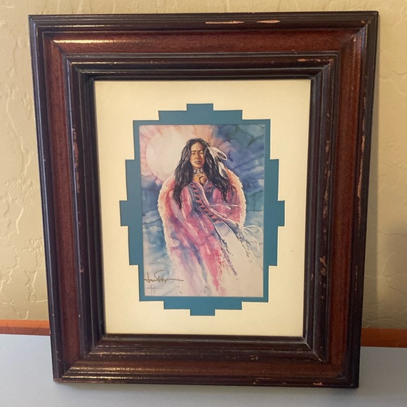 Jan Taylor | Wall Decor | Vintage Jan Taylor Signed Native American Art ...